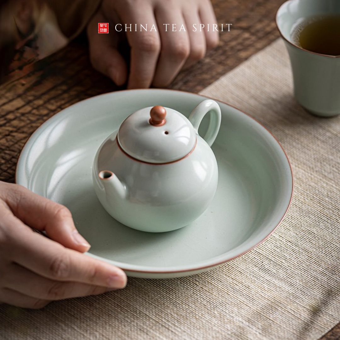 Vintage Simple Chic Ceramics Kung Fu Tea Boat - China Tea Spirit
