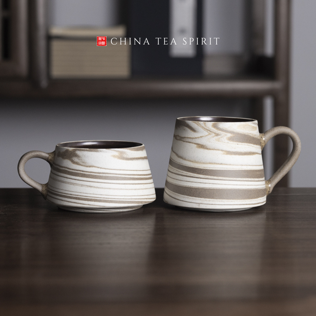 Vintage Creative Crude Pottery Rock Texture Mug - China Tea Spirit