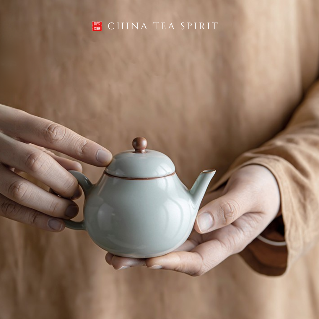 Vintage Simple Chic Craze Ceramics Kung Fu Teapot - China Tea Spirit