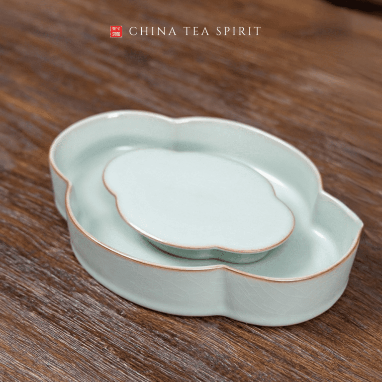 Simple Chic Vintage Ceramics Kung Fu Begonia Tea Boat