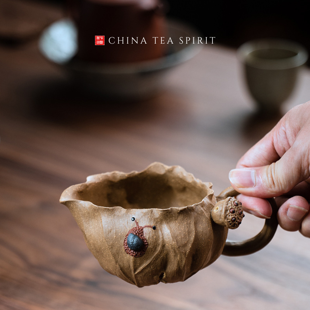 Handmade Creative Zisha Lotus leaf Fair Cups - China Tea Spirit
