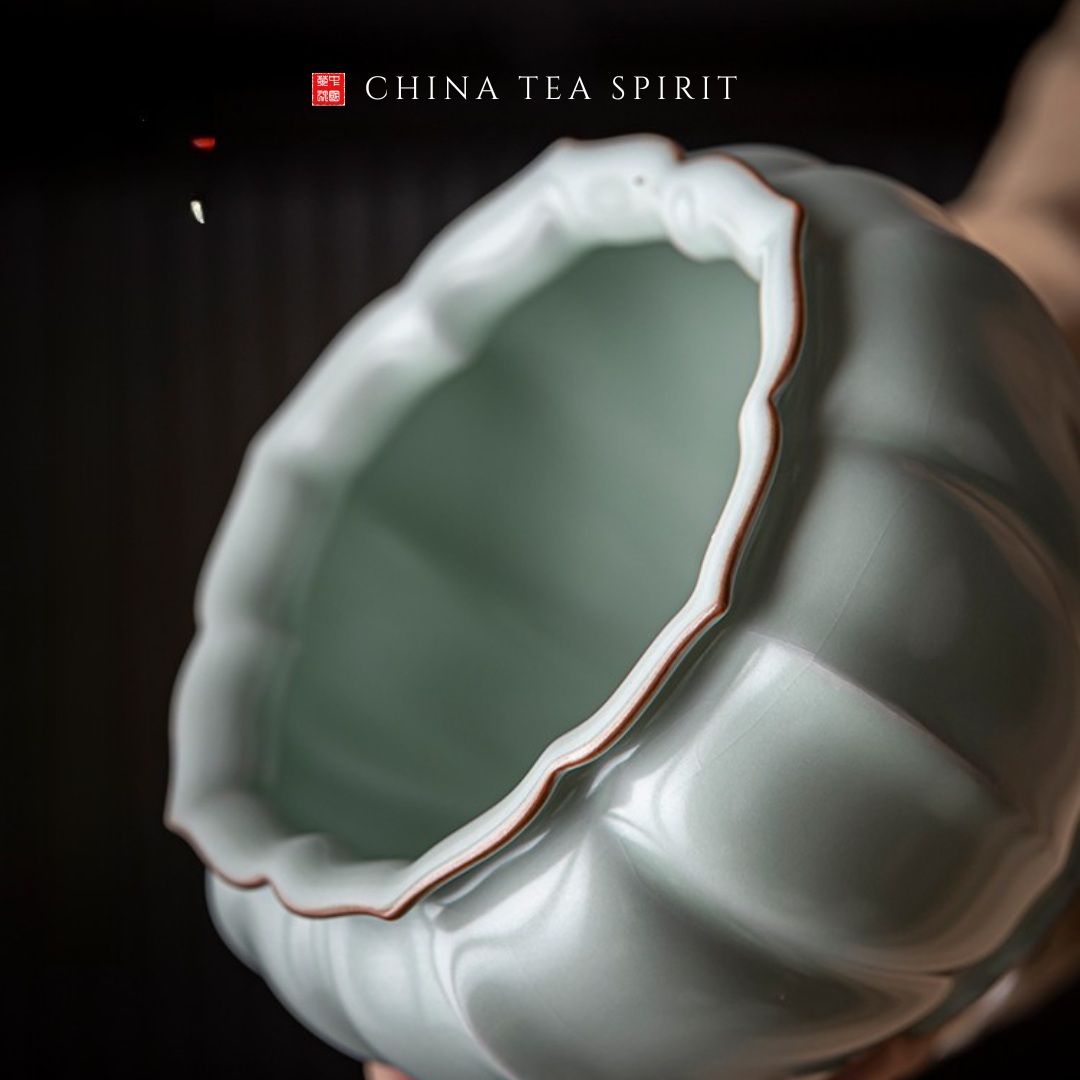 Vintage Simple Chic Craze Ceramics Tea Basin - China Tea Spirit