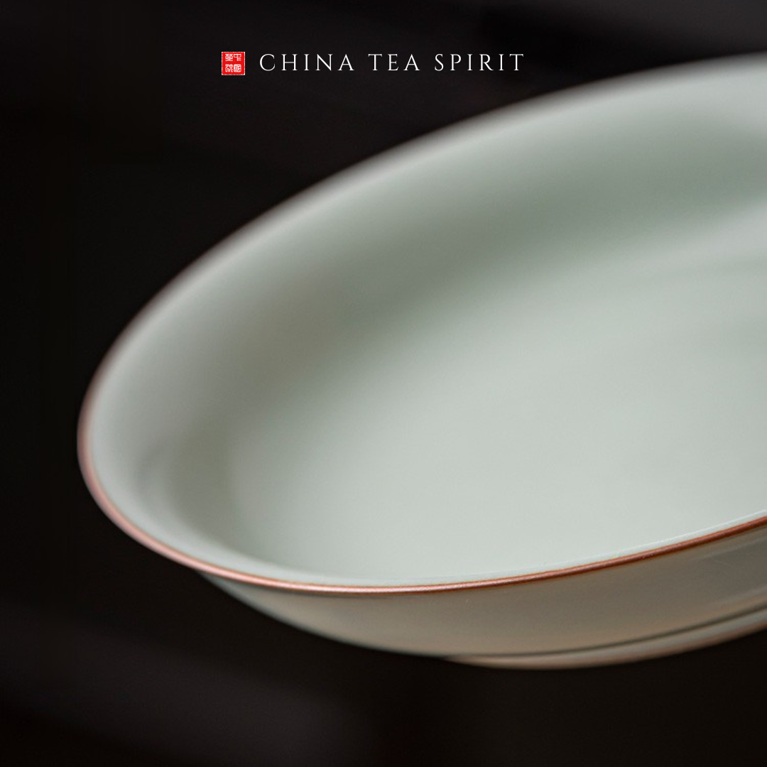 Vintage Simple Chic Ceramics Kung Fu Tea Boat - China Tea Spirit