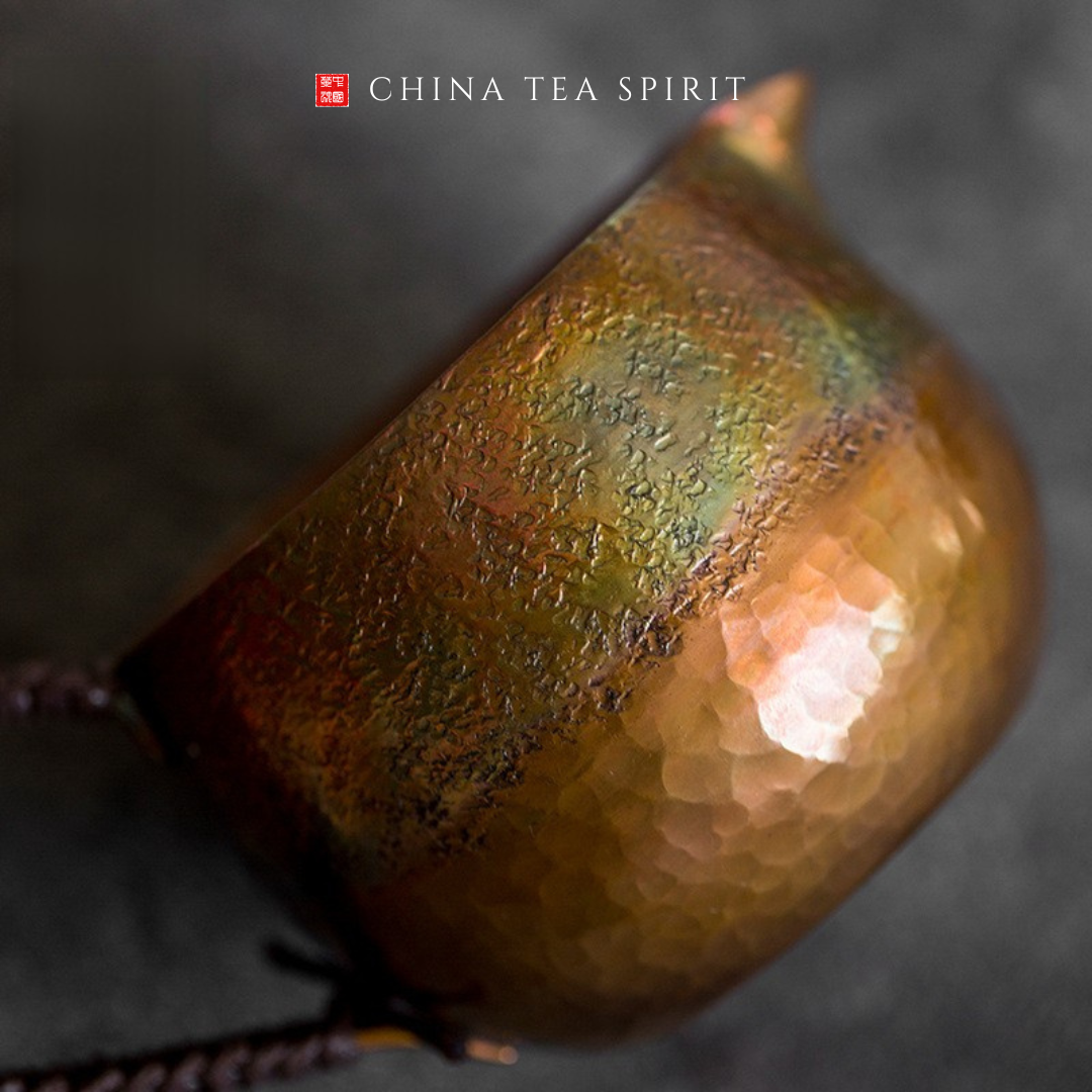 Vintage Handmade Copper Fair Cup - China Tea Spirit