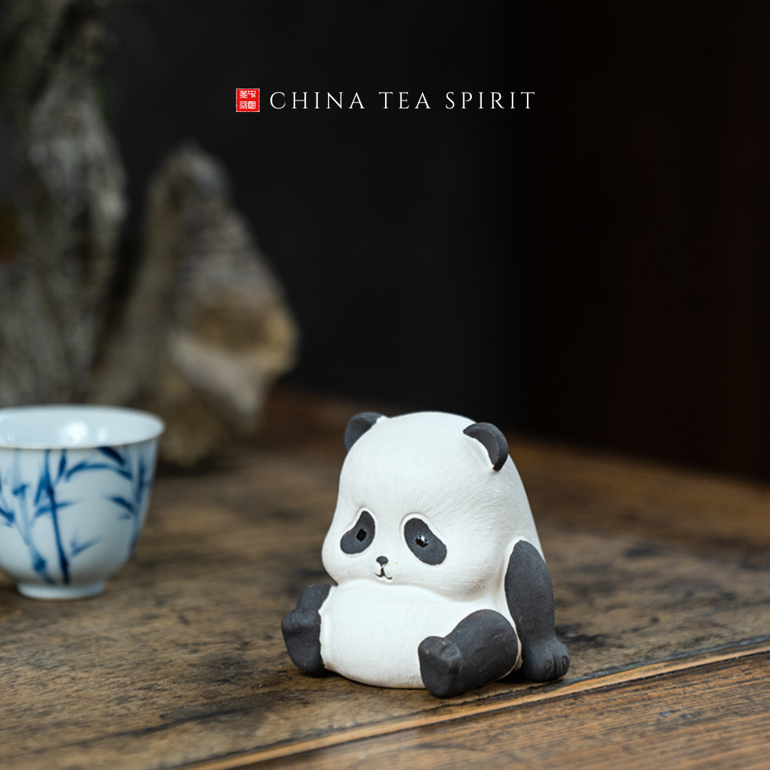 Creative Hand-painted Zisha The Cute Panda Tea Pet - China Tea Spirit