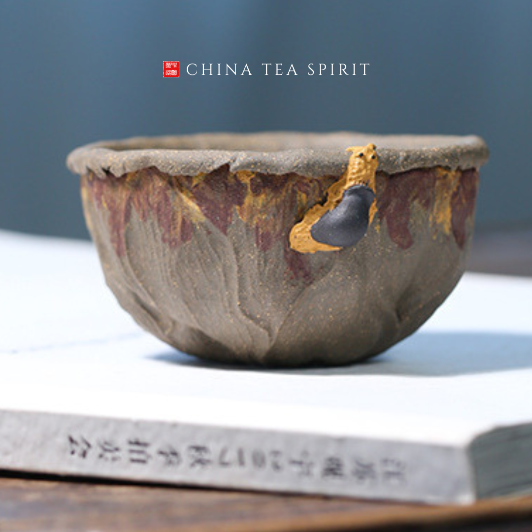 Handmade Simple Chic Zisha Lotus leaf Tea Cup - China Tea Spirit