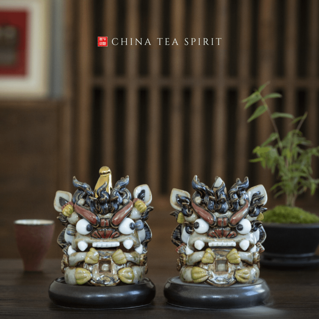 Pixiu Suanni Mythical Beast Decoration - China Tea Spirit