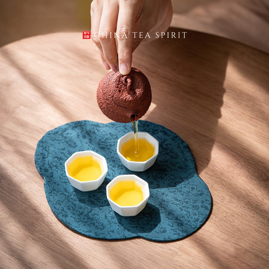 Handmade Bamboo Auspicious Cloud Tea Mat - China Tea Spirit