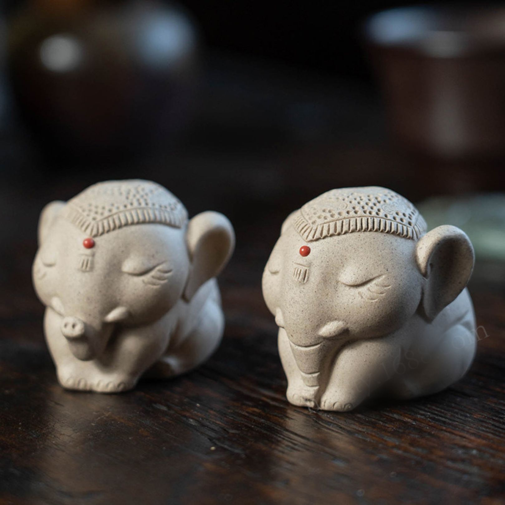 Creative Duanni Peaceful Elephant Tea Pet - China Tea Spirit