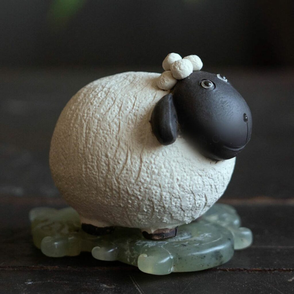 Yixing Clay Goofy Little Sheep Tea Pet - China Tea Spirit