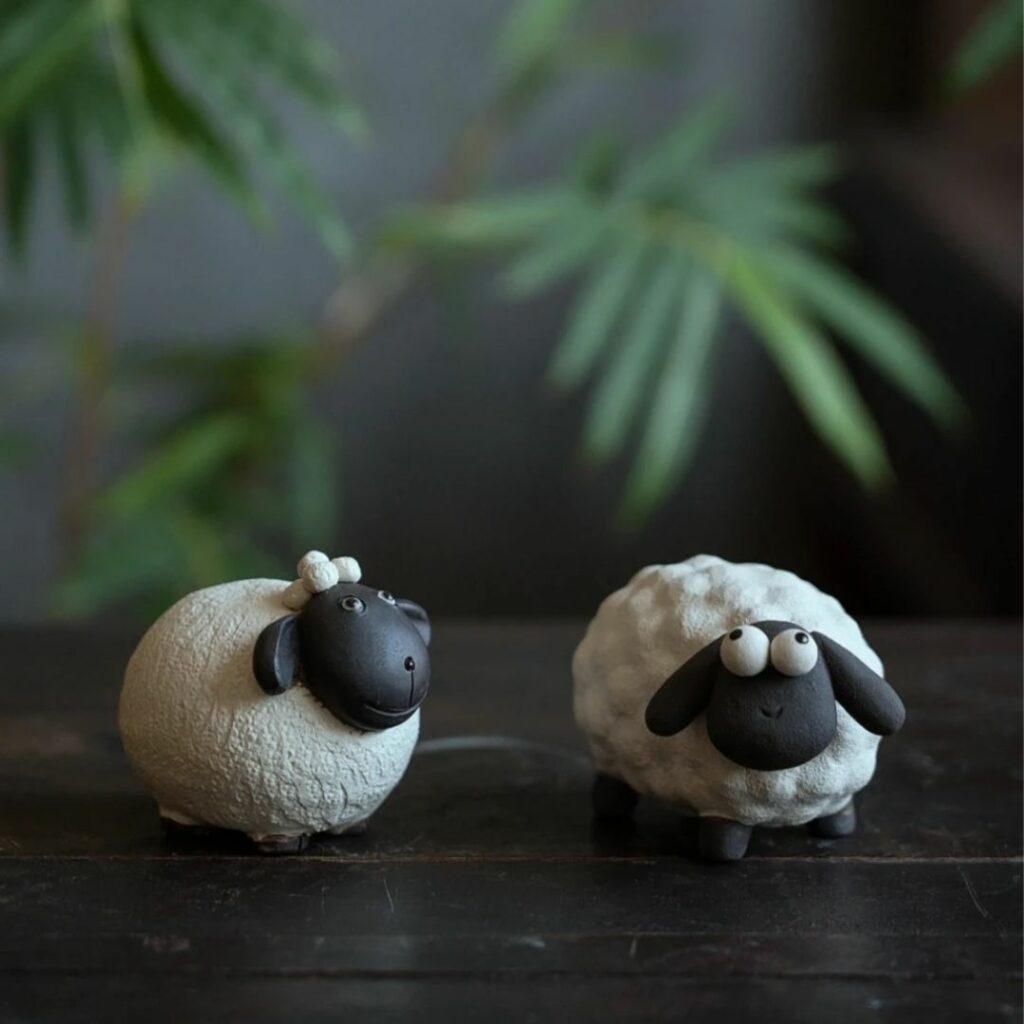 Yixing Clay Goofy Little Sheep Tea Pet - China Tea Spirit