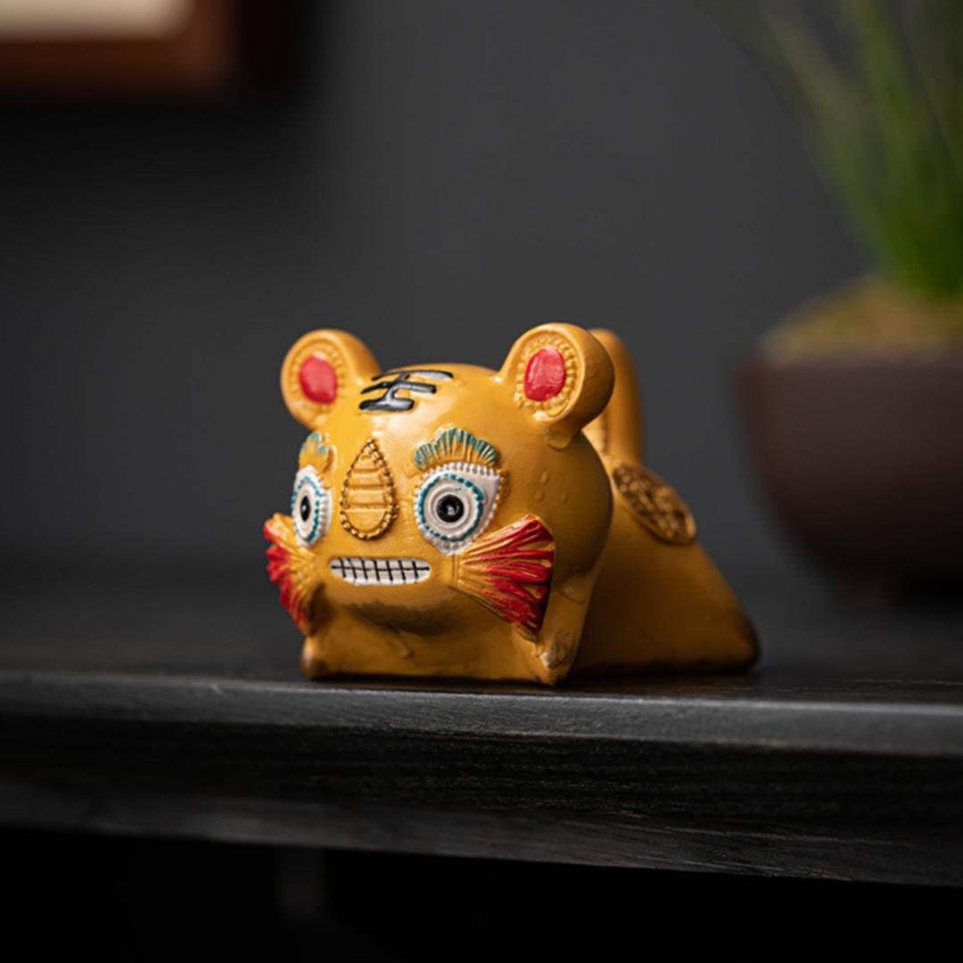 Creative Color Changing Ceramic Cloth Tiger Tea Pet - China Tea Spirit