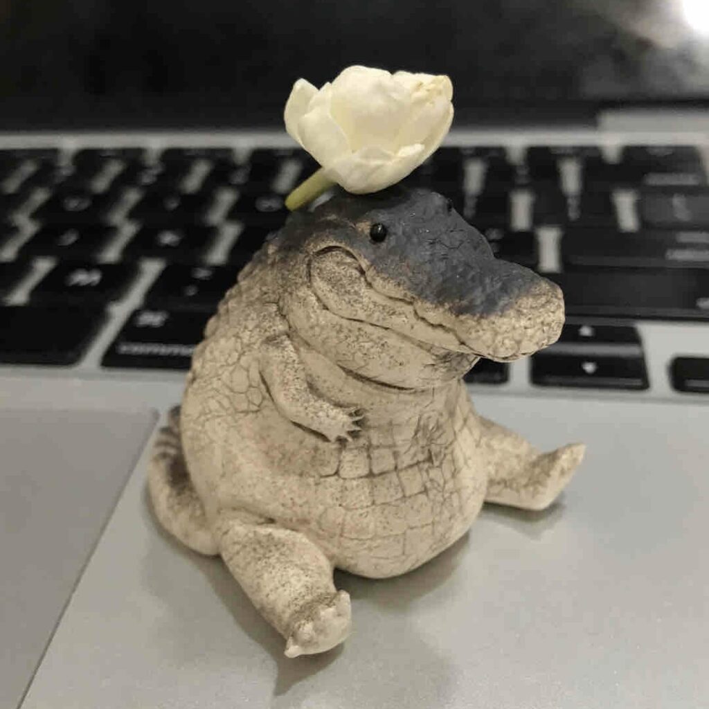 Creative Zisha Yixing Clay Cute Little Chubby Crocodile Tea Pet - China ...