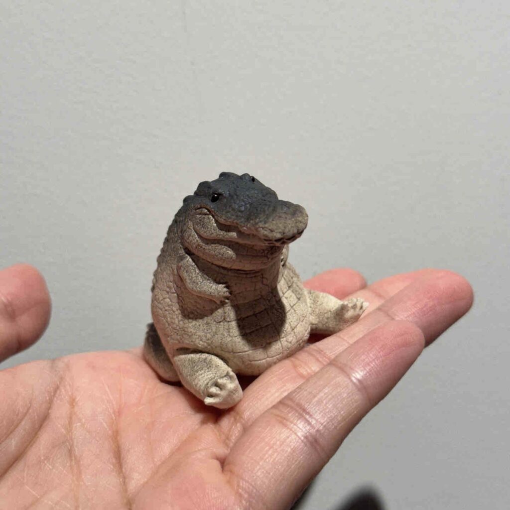Creative Zisha Yixing Clay Cute Little Chubby Crocodile Tea Pet - China ...