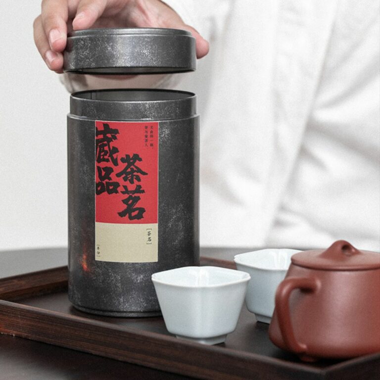 Vintage Tinplate Metal Tea Canister Tea Jar - China Tea Spirit