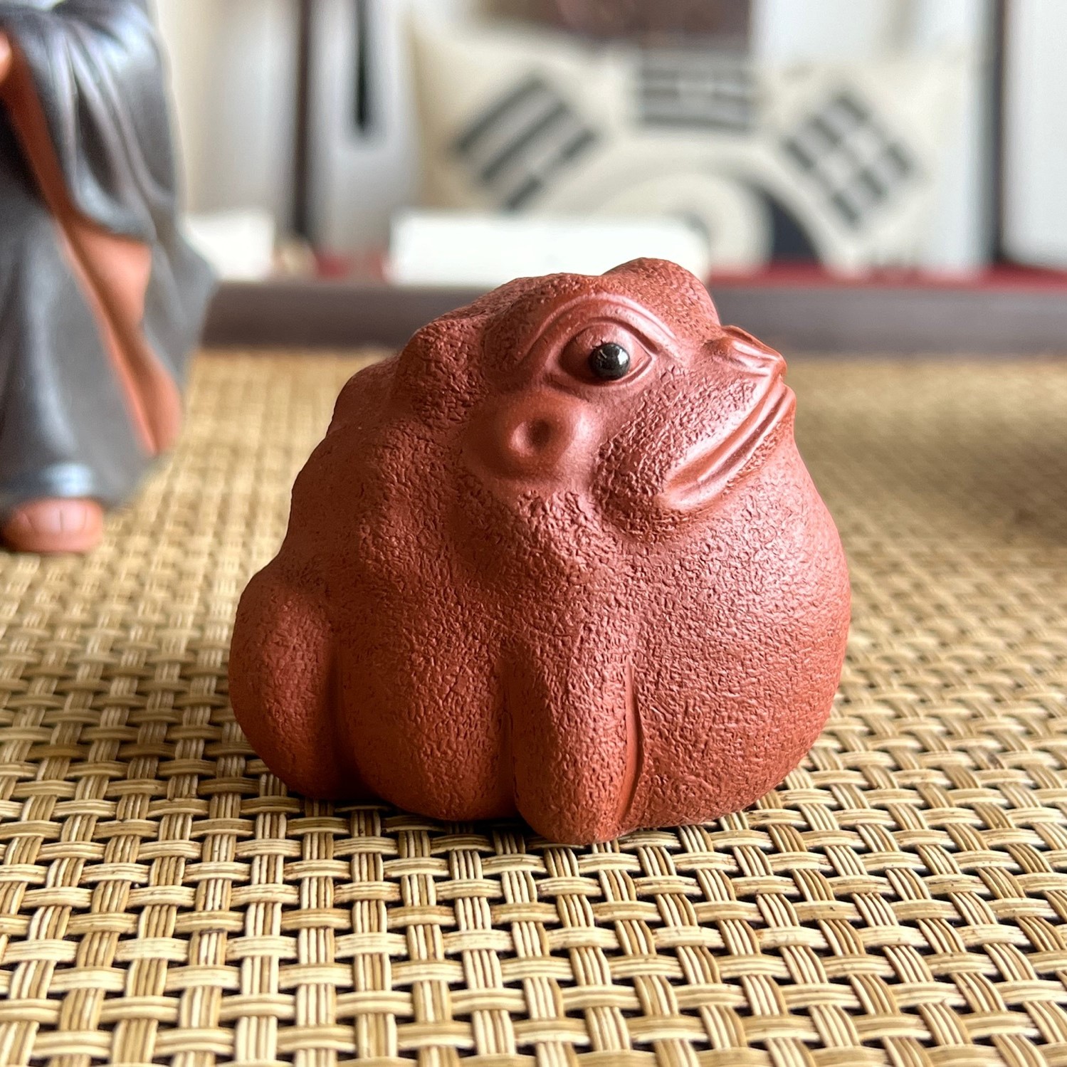 Creative Zisha Yixing Clay Nerdy Money Frog Tea Pet - China Tea Spirit