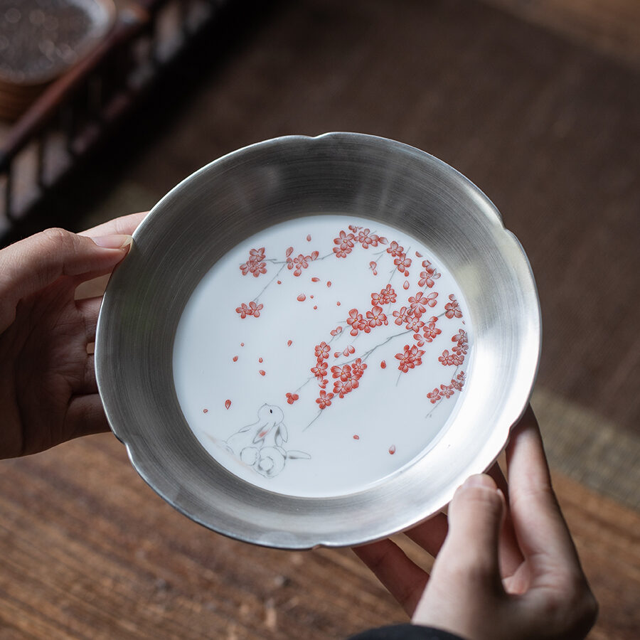 Hand-painted Ceramics Fairy Crane Kung Fu Tea Boat - China Tea Spirit