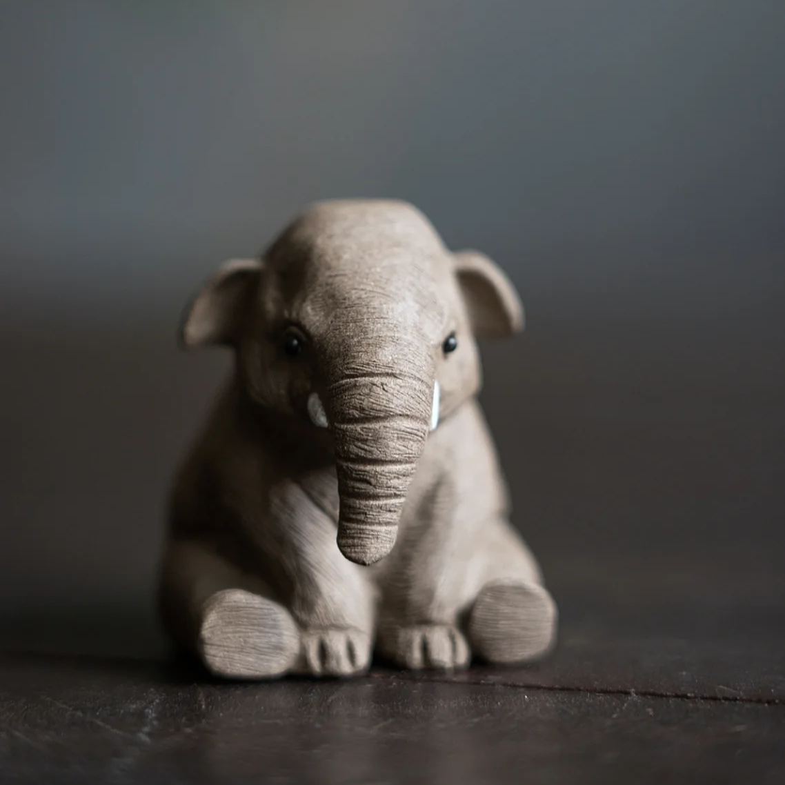 Clay Sculptures Of Elephants