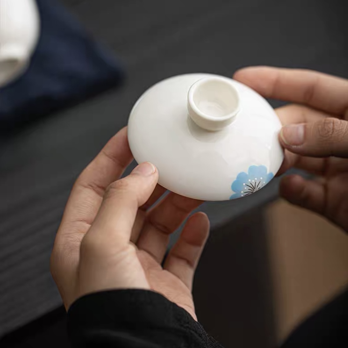 Portable Ceramic Flower Pattern Tea Set - China Tea Spirit