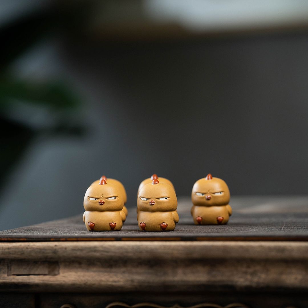 Cute Mini Angry Chicken Tea Pet - China Tea Spirit