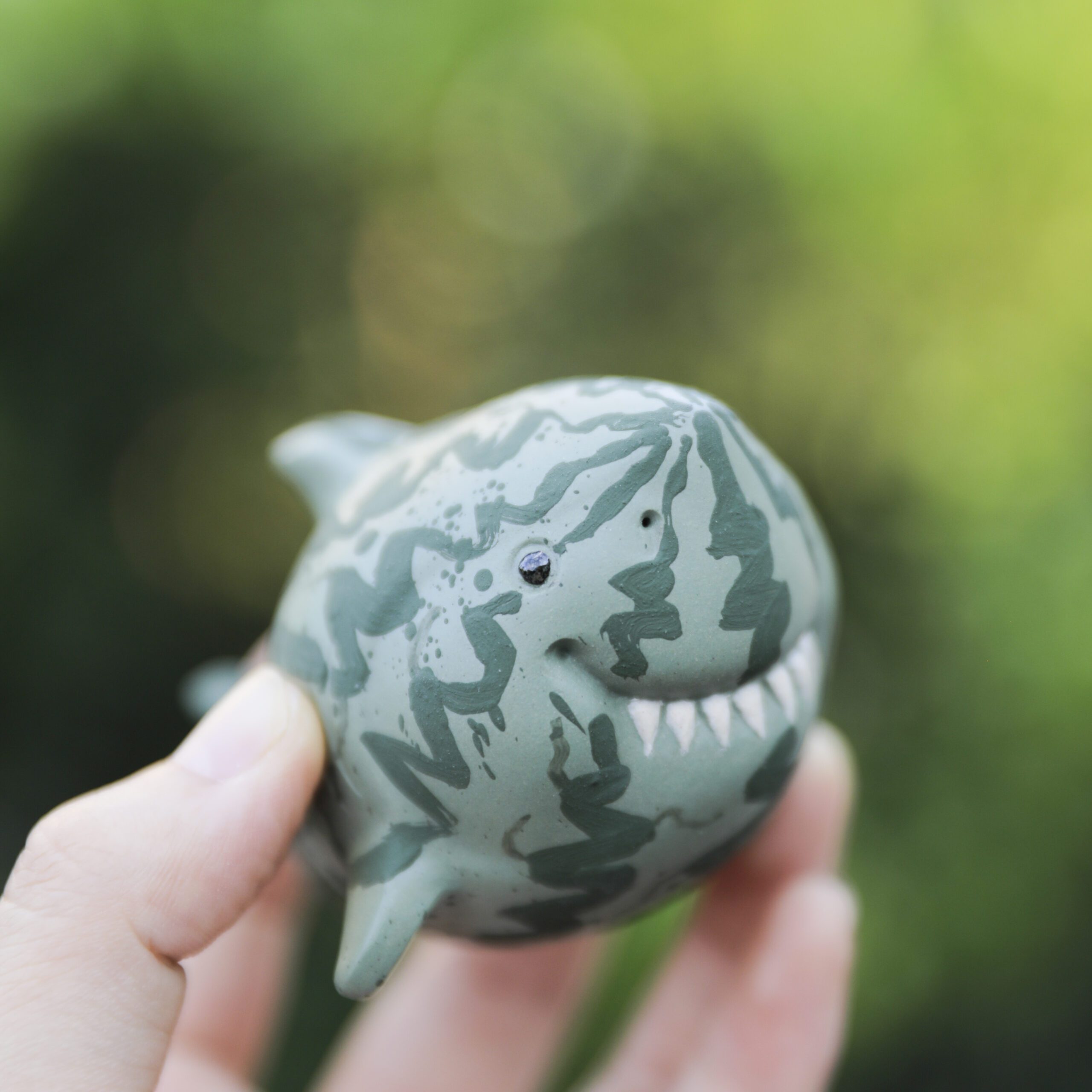 Handmade Chonky Little Shark Tea Pet - China Tea Spirit