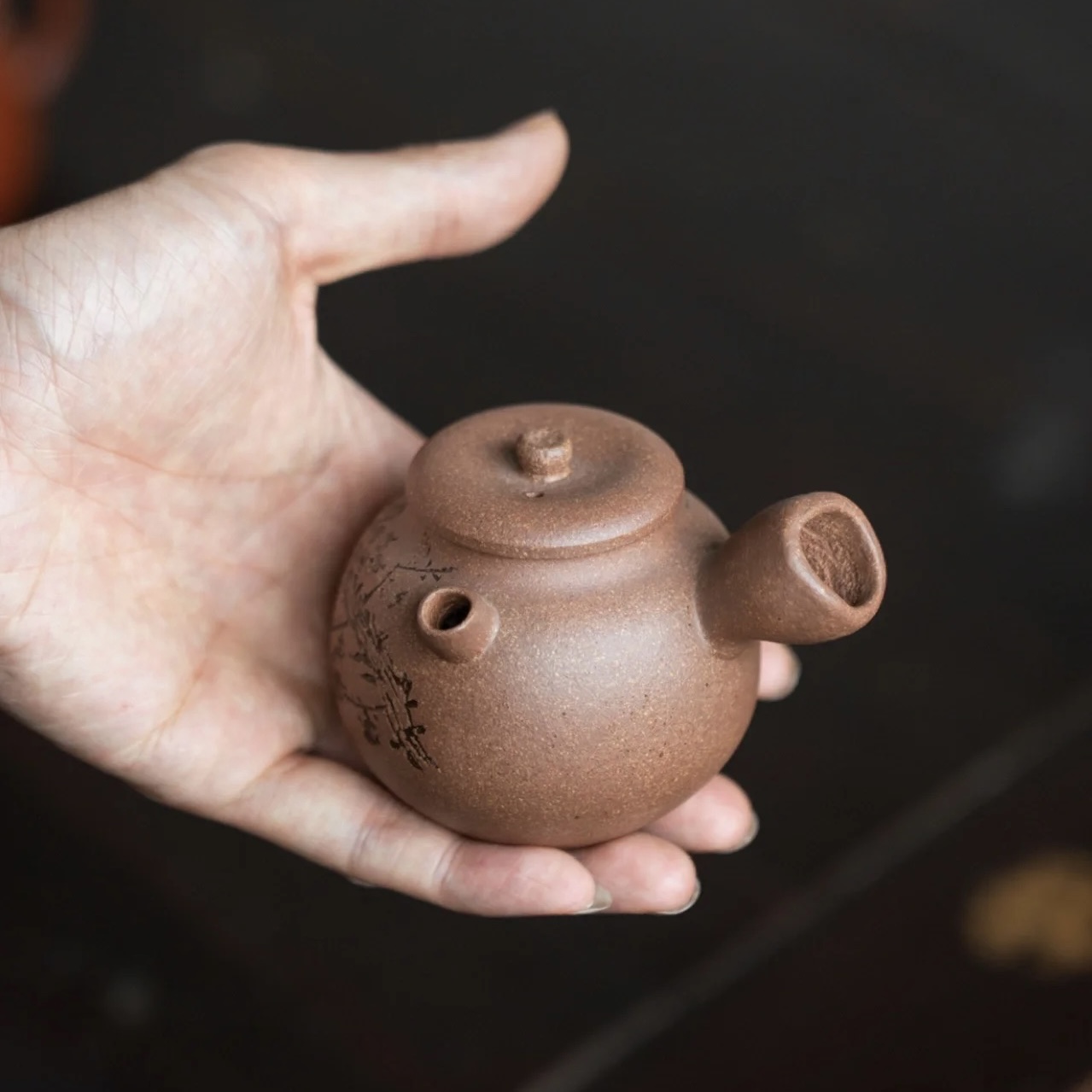 Half Handmade Qing Duanni Zi Ye Shi Piao 140ml Yixing Teapot - China ...