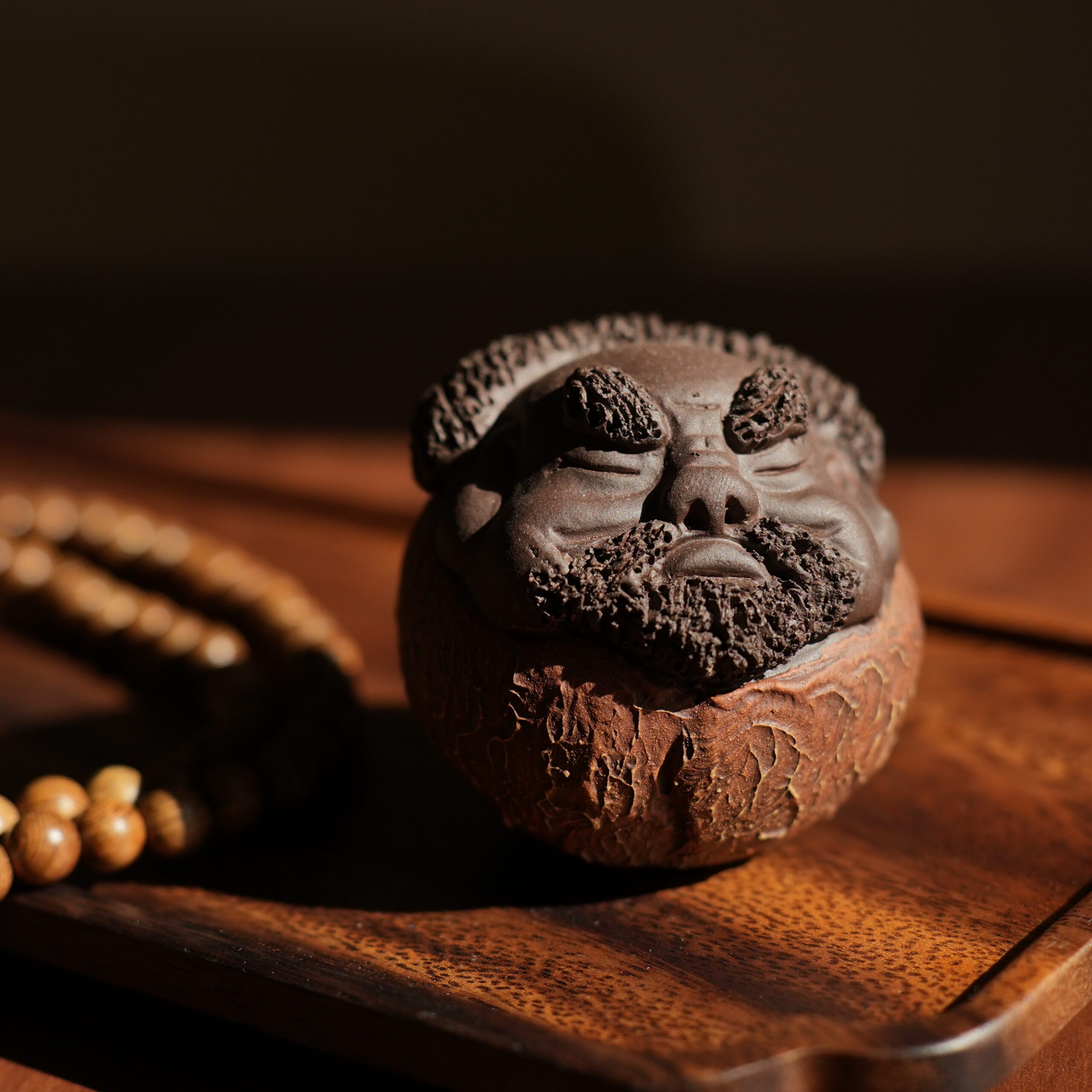 Handmade Zisha Yixing Clay Chonky Bodhidharma Tea Pet - China Tea Spirit