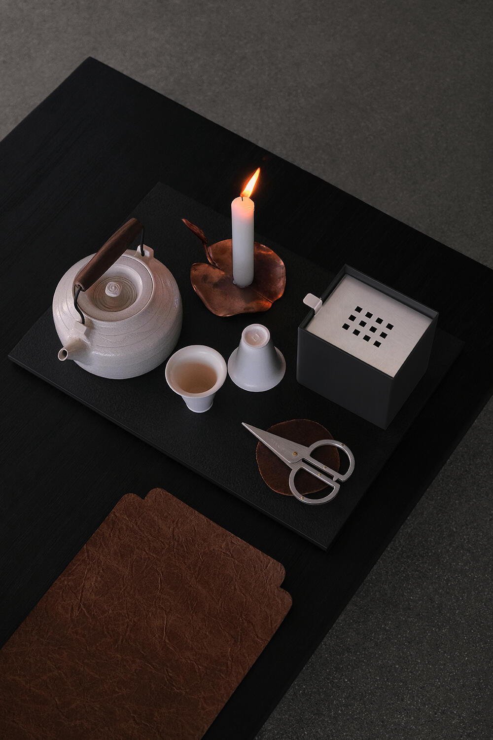 Elegant Iron Square Shape Tea Basin - China Tea Spirit