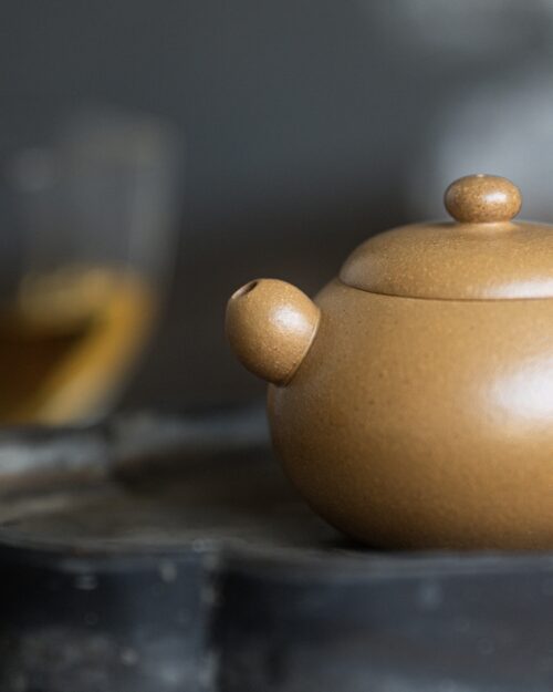 Half Handmade Duanni Gourd Wen Dan 140ml Yixing Teapot - China Tea Spirit