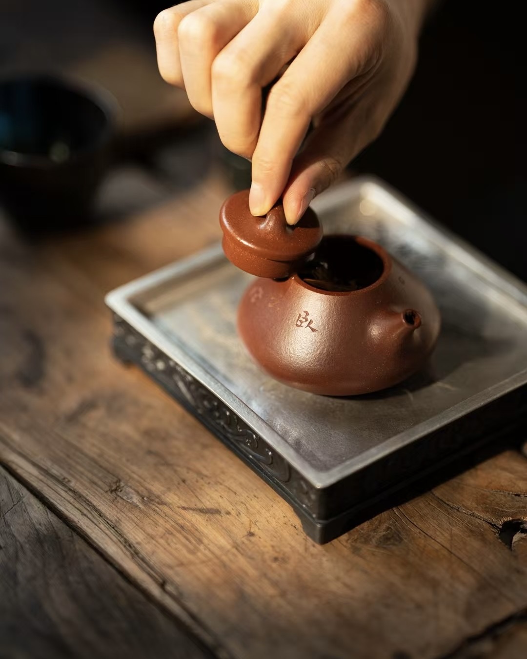 Half Handmade Jiang Po Ni Xin Zhou Shi Piao 120ml Yixing Teapot - China ...